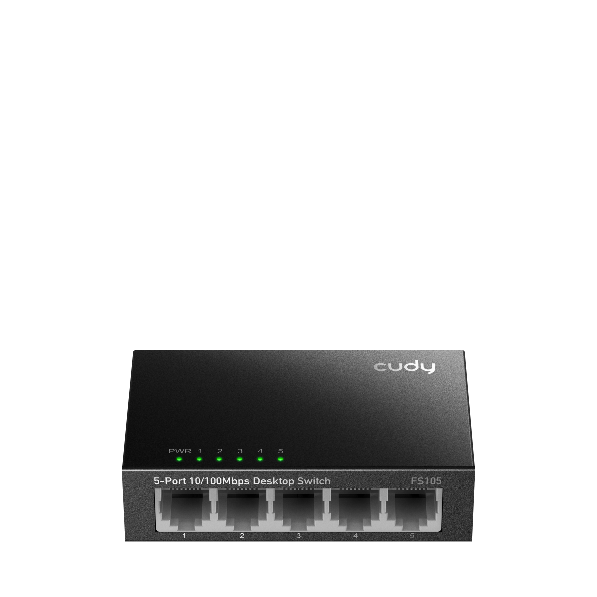 Коммутатор Cudy FS105 5-Port 10/100 Mbps неуправляемый, черный