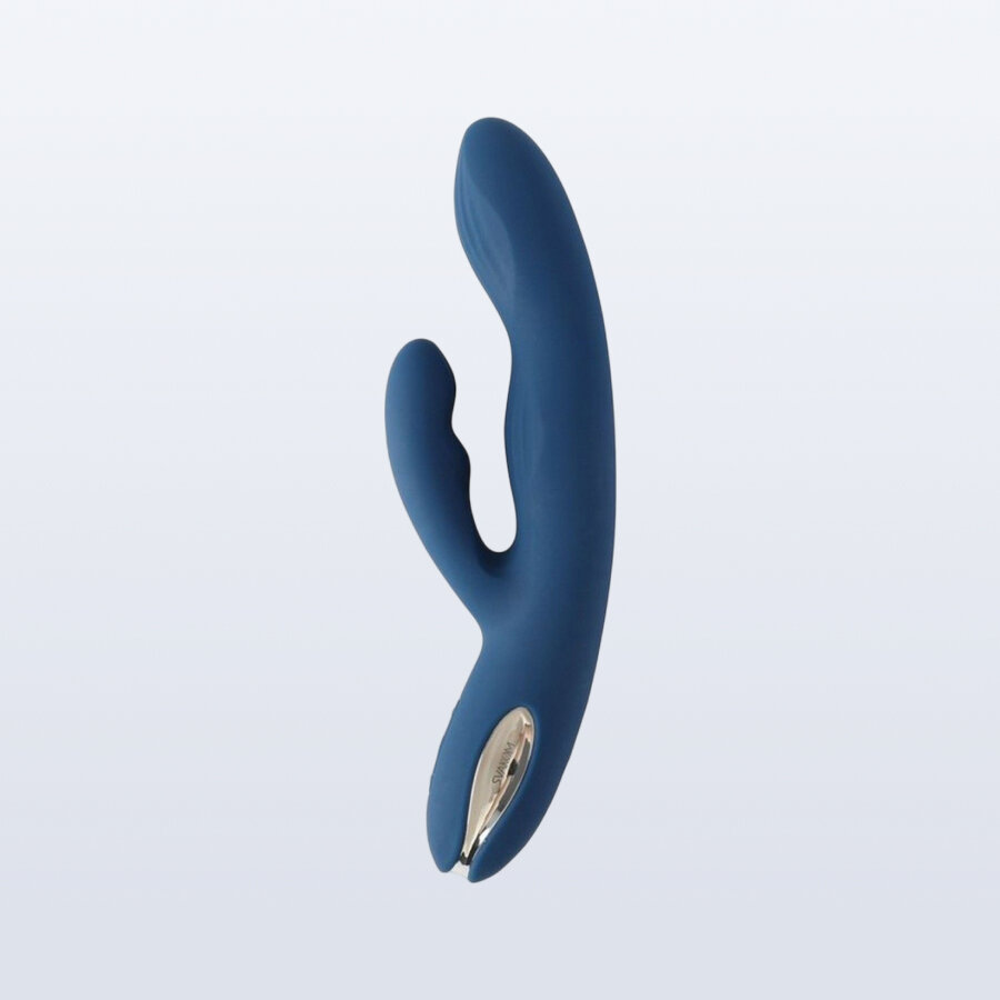 78140 Svakom Aylin, темно-синий. Пульсатор с клиторальным отростком