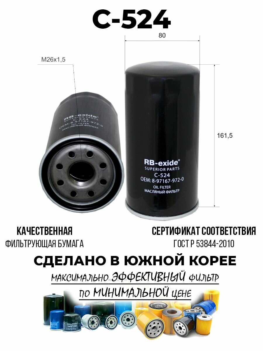Фильтр масляный