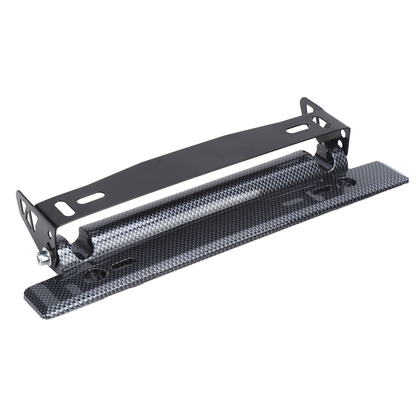 Рамка для номерного знака, карбоновый стиль, регулируемая