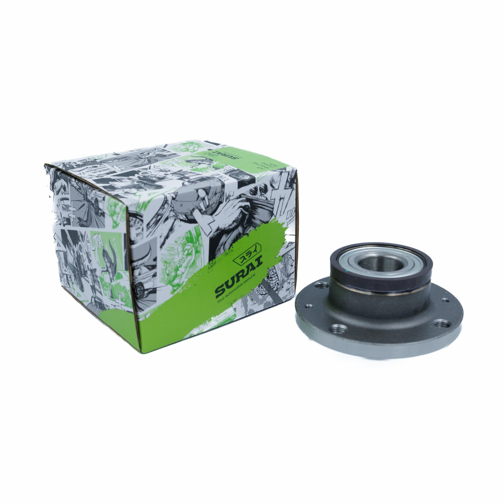 Ступица колеса SURAI для Opel Corsa (D), Corsa (E) задняя, комплект (SRS 76234, аналог 1604017)