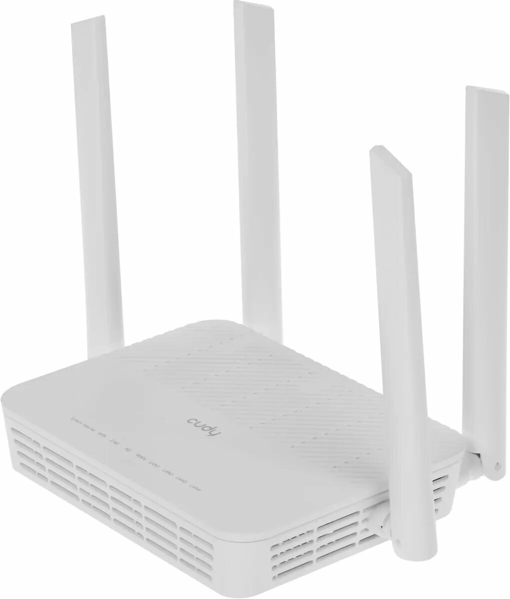 WR3000S / Wi-Fi роутер CUDY WR3000S, AX3000, белый