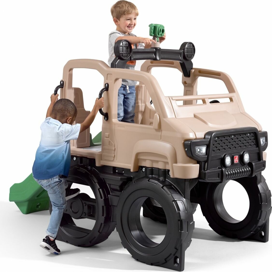 Игровой центр Step2 "Джип", с горкой, для улицы и помещения, от 2 лет