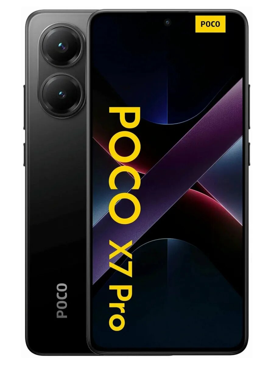 Смартфон Xiaomi Poco X7 Pro 12/512GB, черный (Global)
