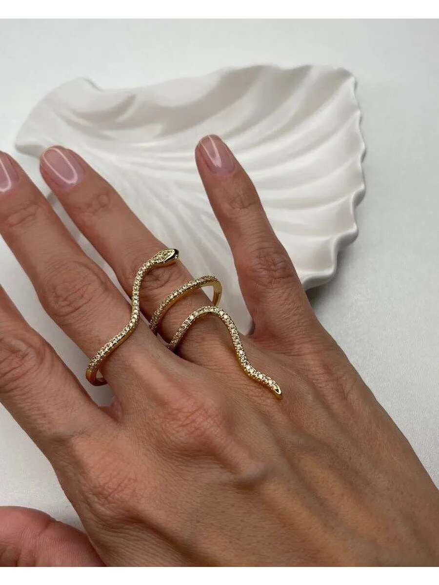 Кольцо, фианит, циркон, кристалл