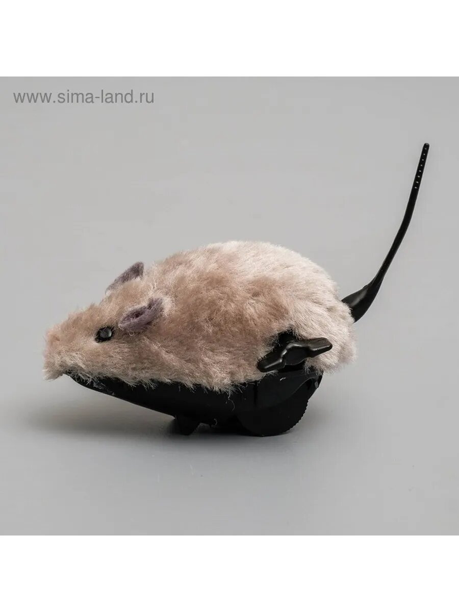 Мягкая заводная мышь для домашних питомцев