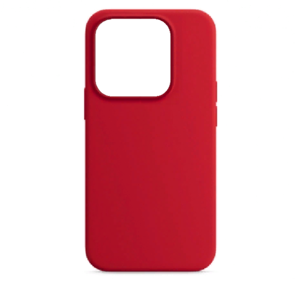 Накладка силикон Silicone Case для iPhone 15 Красный