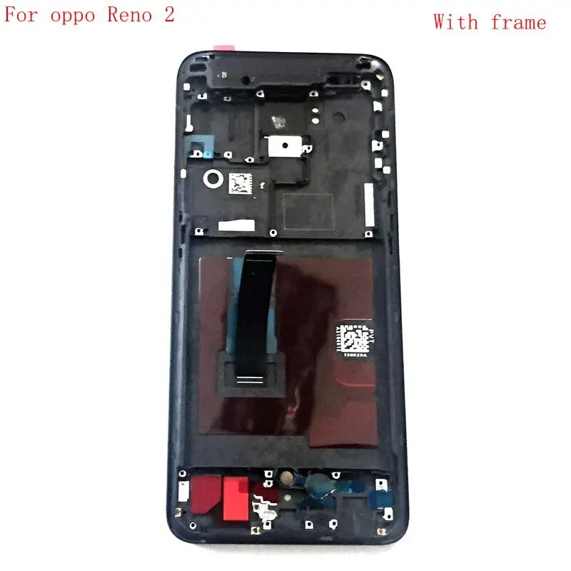 Amoled для Oppo Reno 2, ЖК-экран + рамка дигитайзера сенсорного экрана, полные запасные no frame