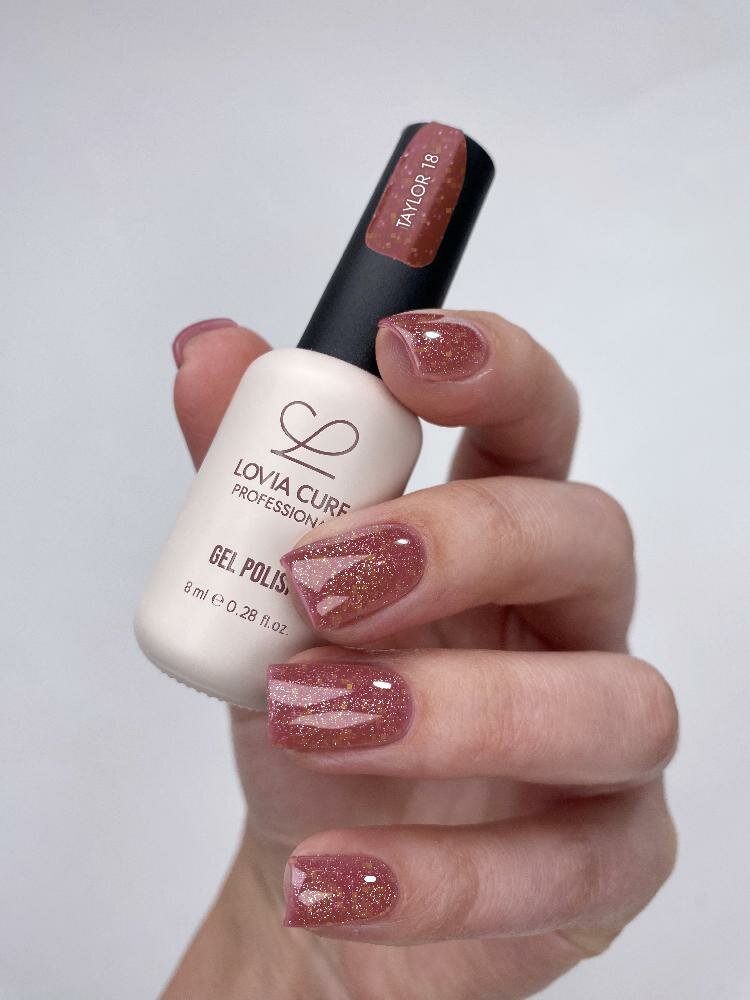 Гель-лак светоотражающий SHOCK EFFECT 18, LOVIA CURE, 8 мл