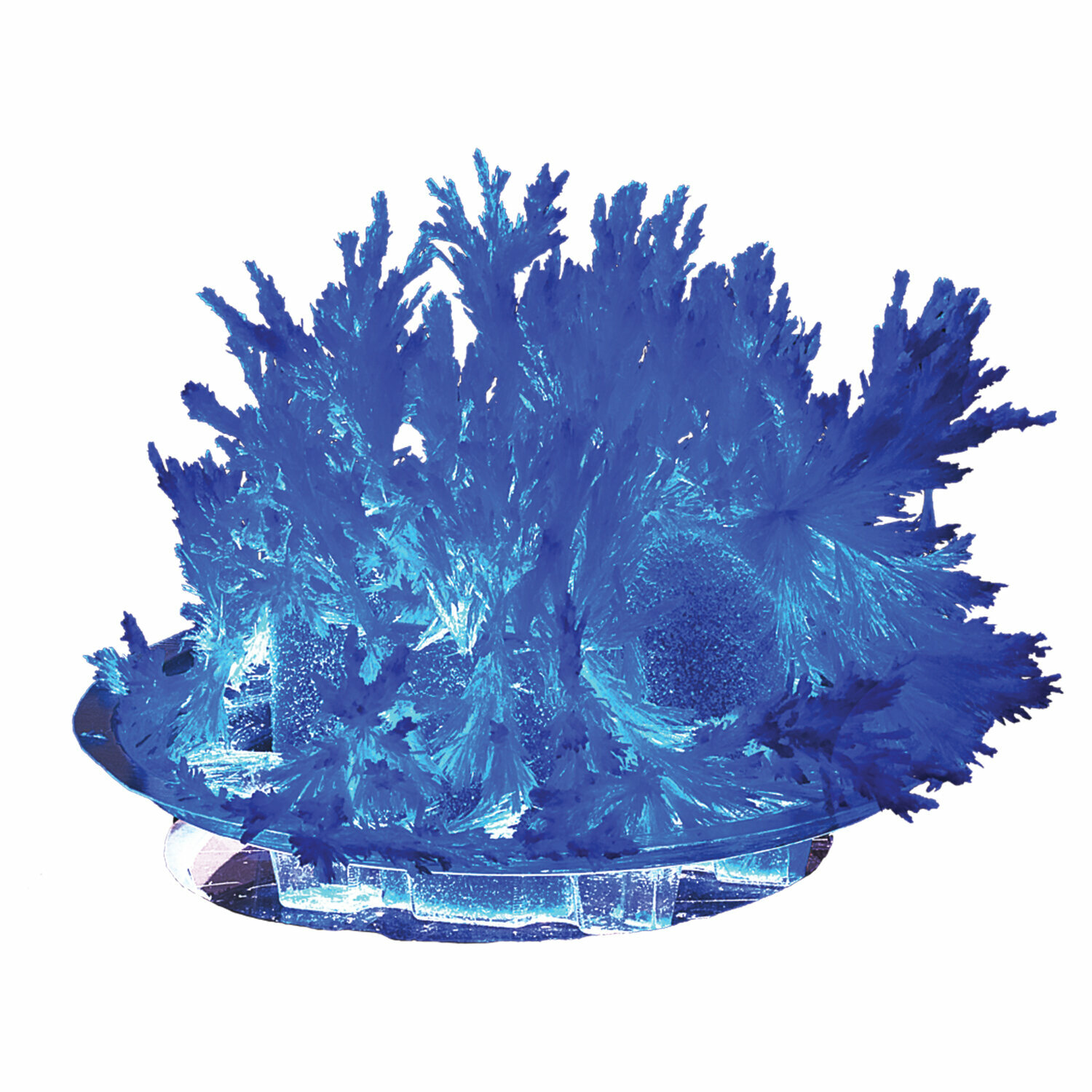 Упаковка 8 шт. Набор для изготовления лучистых кристаллов "Синий кристалл", реагент, краситель, основа, LORI, Лк-002