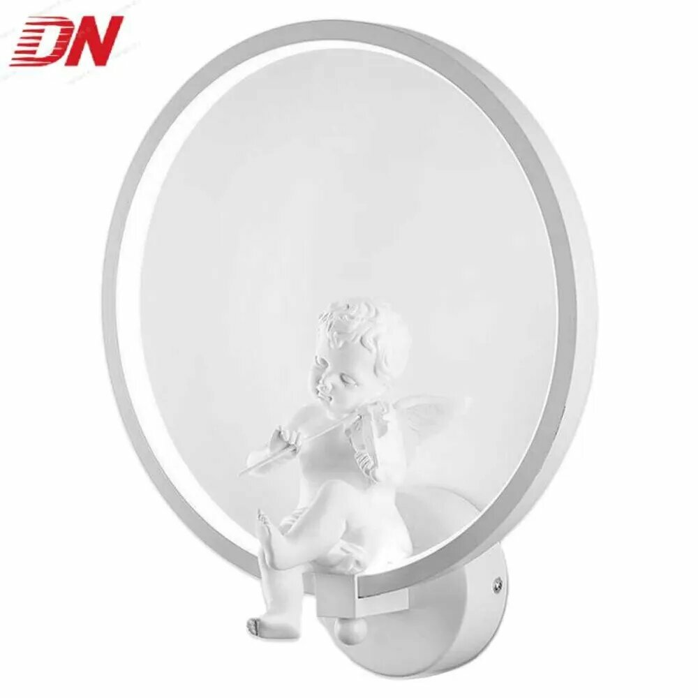 KNOW EASY-Скандинавская настенная лампа Ангел, играющий на скрипке , прикроватное бра, круглый ночник