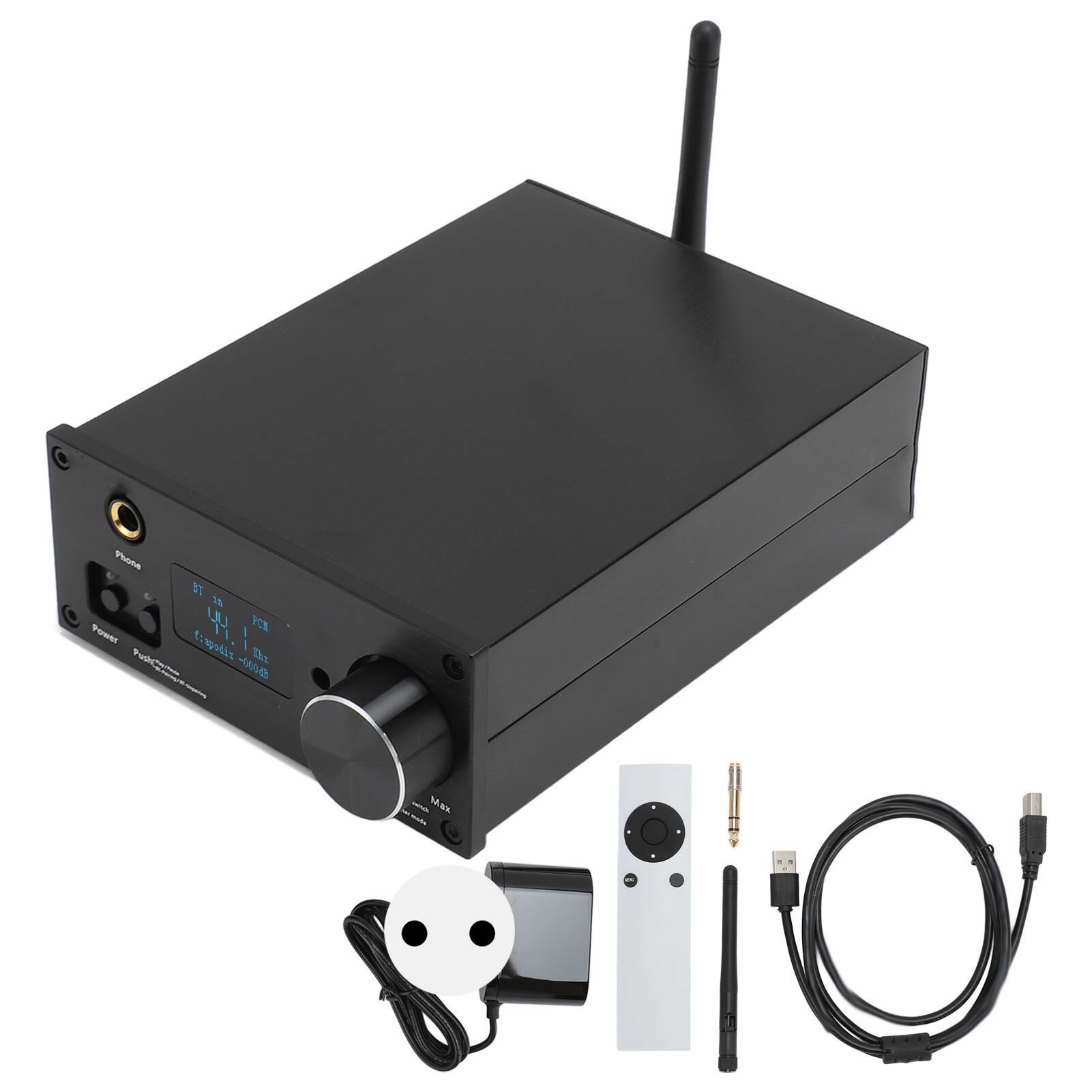 Bluetooth-адаптер LDAC 9038 с оптич./коакс. входом и усилителем