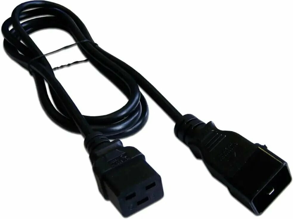 Шнур питания Lanmaster LAN-PP19L/20-3.0-BK C19-C20 проводник:3x1.5мм2 3м 220В 16А черный