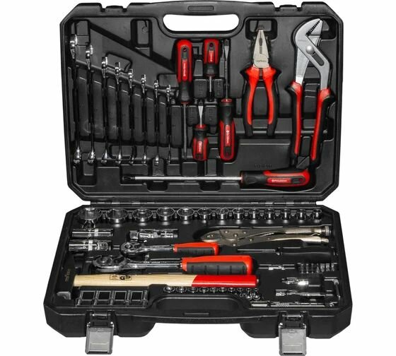 Набор инструмента 72 предмета в пластиковом чемодане Промлайн ПЛ0171472_z025