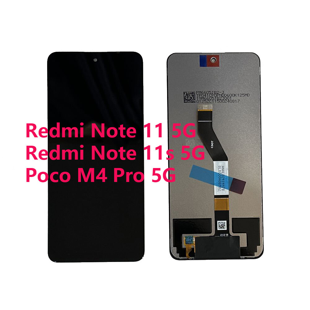 Дисплей для Redmi Note 11 5G Note 11s 5G Poco M4 Pro 5G; дисплей в сборе с сенсорным экраном; черный ; содержать инструментов