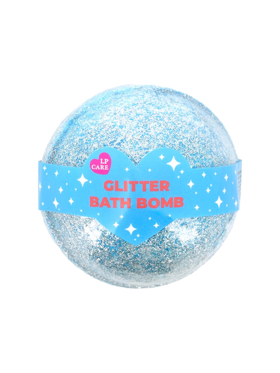 Бурлящий шар для принятия ванн с шиммером LP CARE (ежевика) 130 г