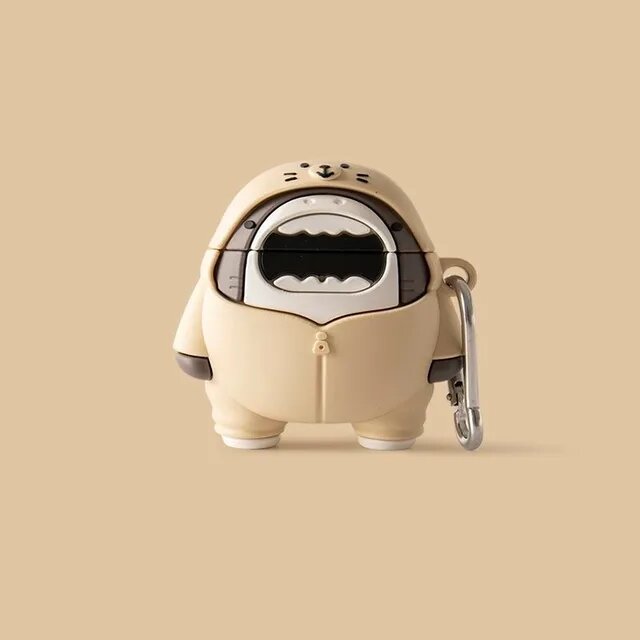 Мягкий силиконовый чехол для наушников с рисунком для Xiaomi Redmi Buds 3 Lite, защитный чехол Redmi Buds 3 Lite, индивидуальный чехол с изображением акулы