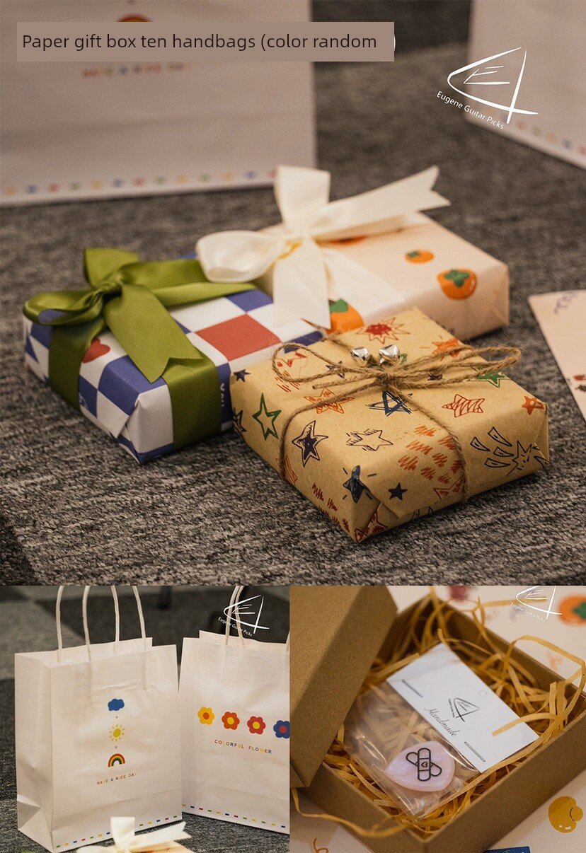 Гитарные медиаторы Eugene Black cat 2629 для электрогитары, 2,8 мм Подарочная коробка из бумаги «Черный кот»