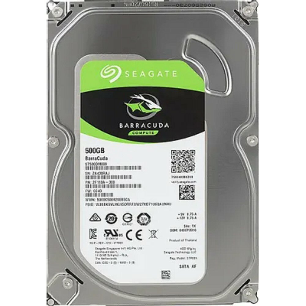 HDD жесткий диск Seagate ST500DM009 Barracuda 500ГБ