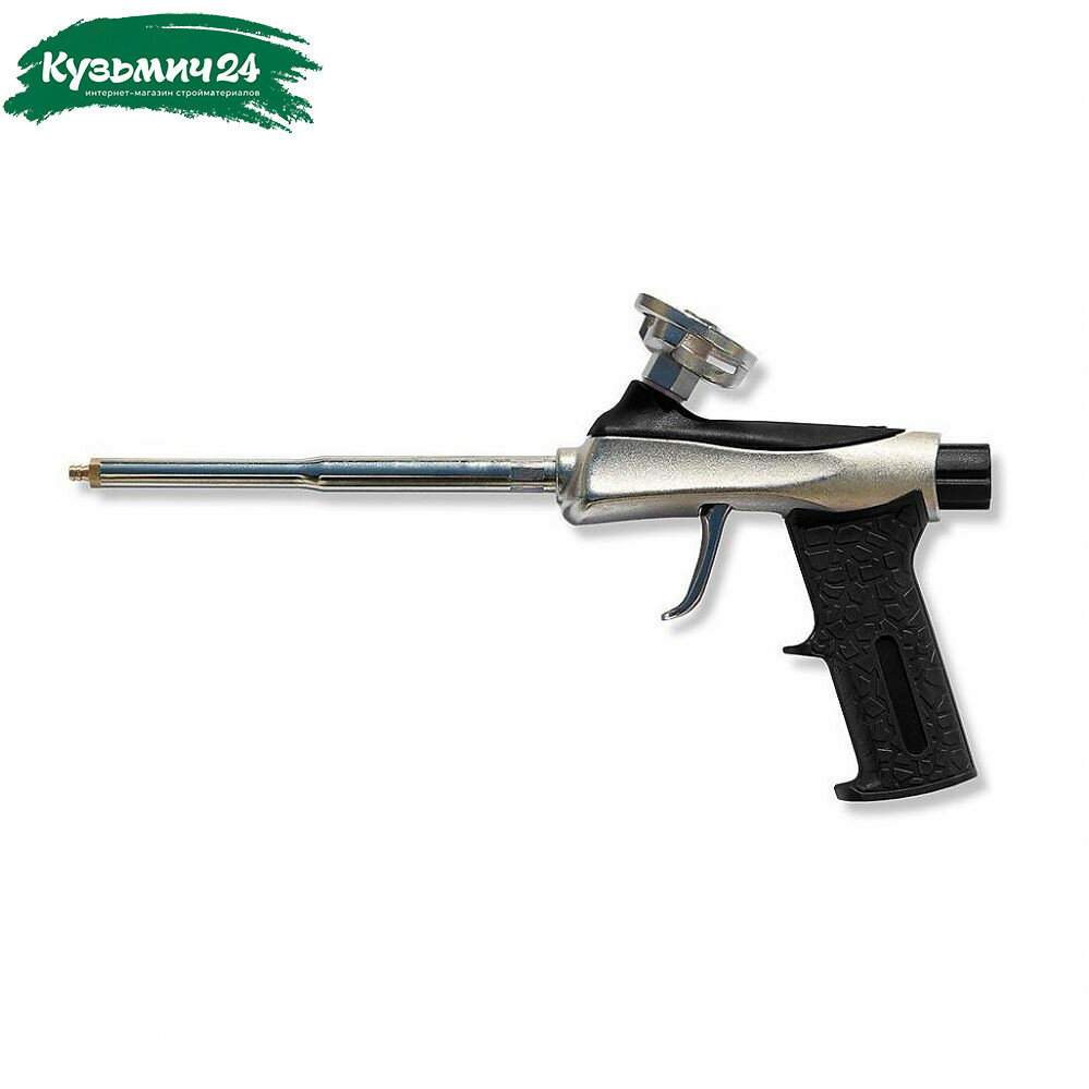 Пистолет для монтажной пены и клея Kudo Strong Balance KUPGUN12, профессиональный, металлический корпус, 1 шт