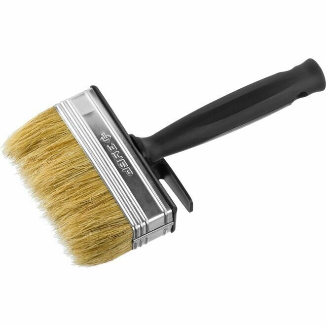 Кисть-макловица ЗУБР "оптима", светлая щетина, пластмассовый корпус, 30х100мм