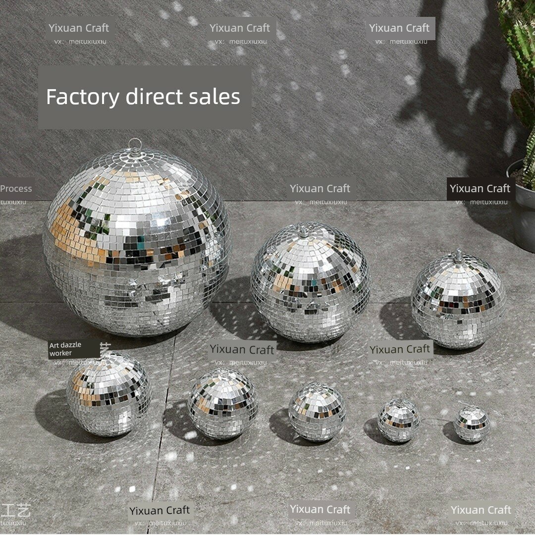 Зеркальный шар для свадеб, светоотражающий стеклянный шар для KTV/дискотек, световой шар для сценических выступлений,