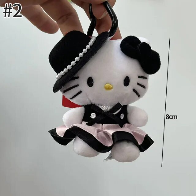 Милый брелок Hello Kitty на юбке, брелок на рюкзак Hello Kitty, брелок с мультяшным персонажем Sanrio, подарок на Рождество/Новый год для девочек.