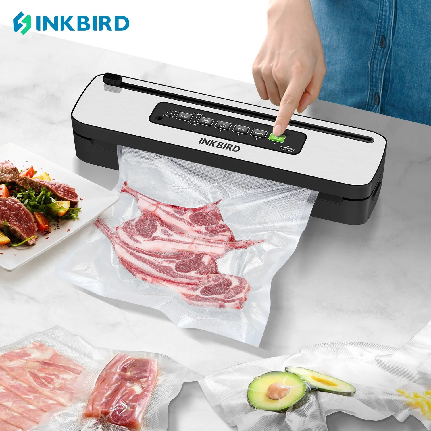 Вакуумный упаковщик INKBIRD INK-VS05, EU PLUG(220V)