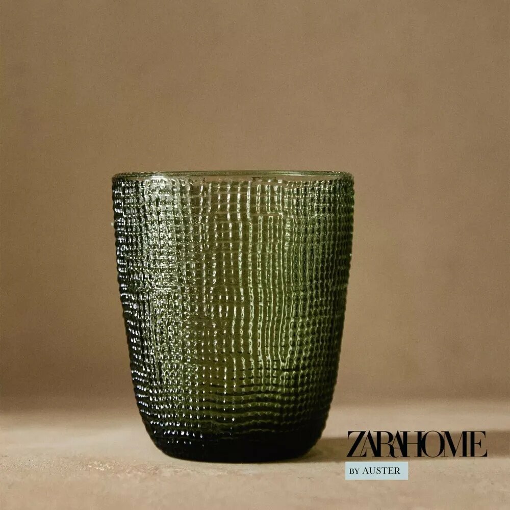 ZARA HOME Стакан "RAISED DESIGN GLASS" 375 мл 1 шт прозрачный