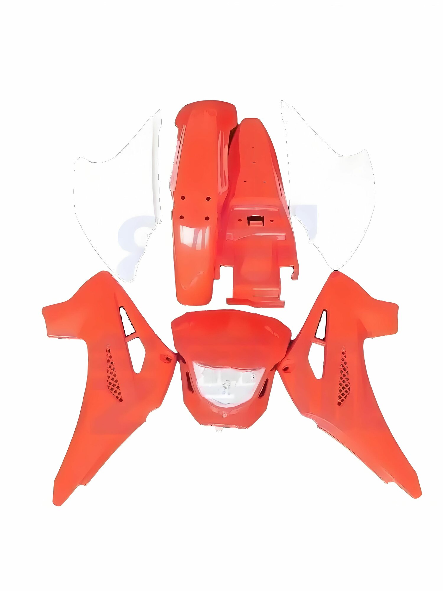 Облицовка мотоцикла CQR 150-250, полный комплект пластика: крылья, брызговики, обтекатели для кросс, эндуро, питбайка (до 250 кубов)