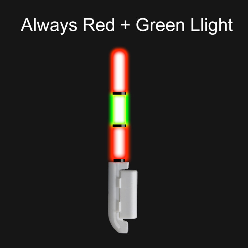 Электронный рыболовный сигнализатор поклевки, светлячок с креплением, красно-зеленый свет