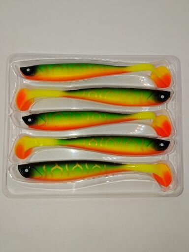 Виброхвосты LUCKY JOHN BASARA SOFT SWIM 4", 95мм, 4г, мягкая приманка