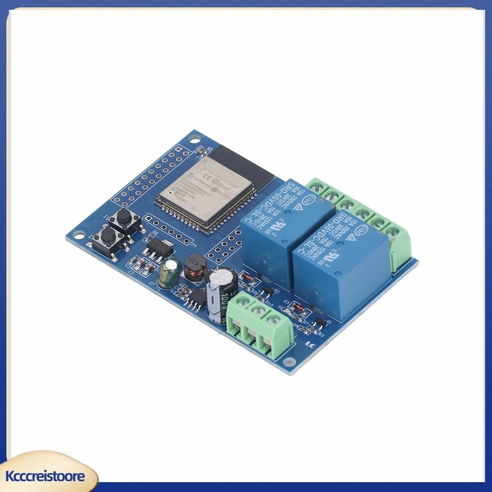 Релейный модуль с 4 МБ флеш-памяти, программируемый, двойной реле, DC5-60V