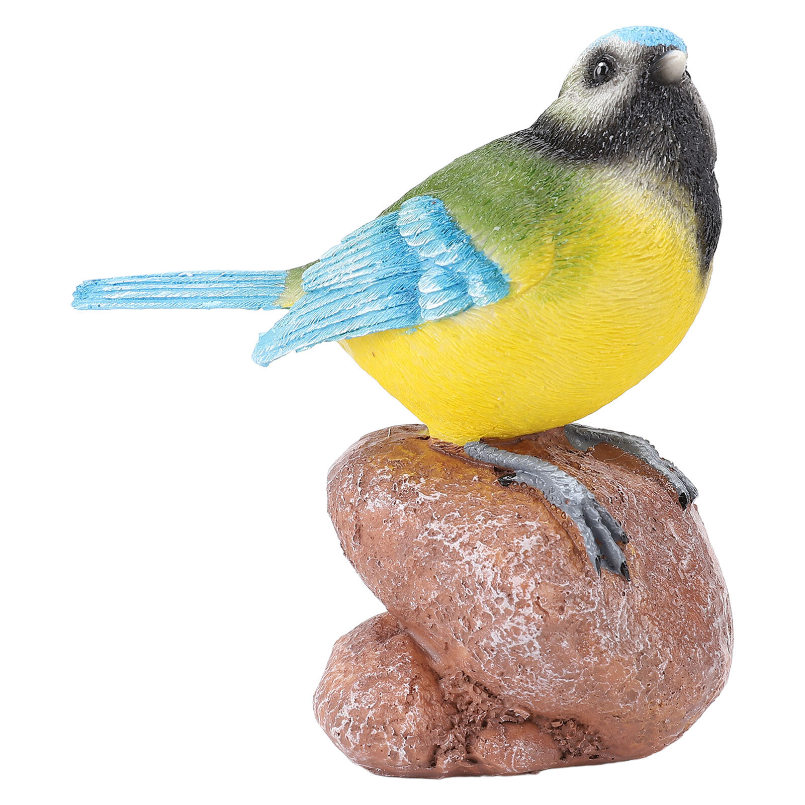 Садовая статуэтка птицы, скульптура, украшение, фигурка птицы для дома, сада, двора, веранды, патио, полки, декоративная фигурка птицы на камне.
