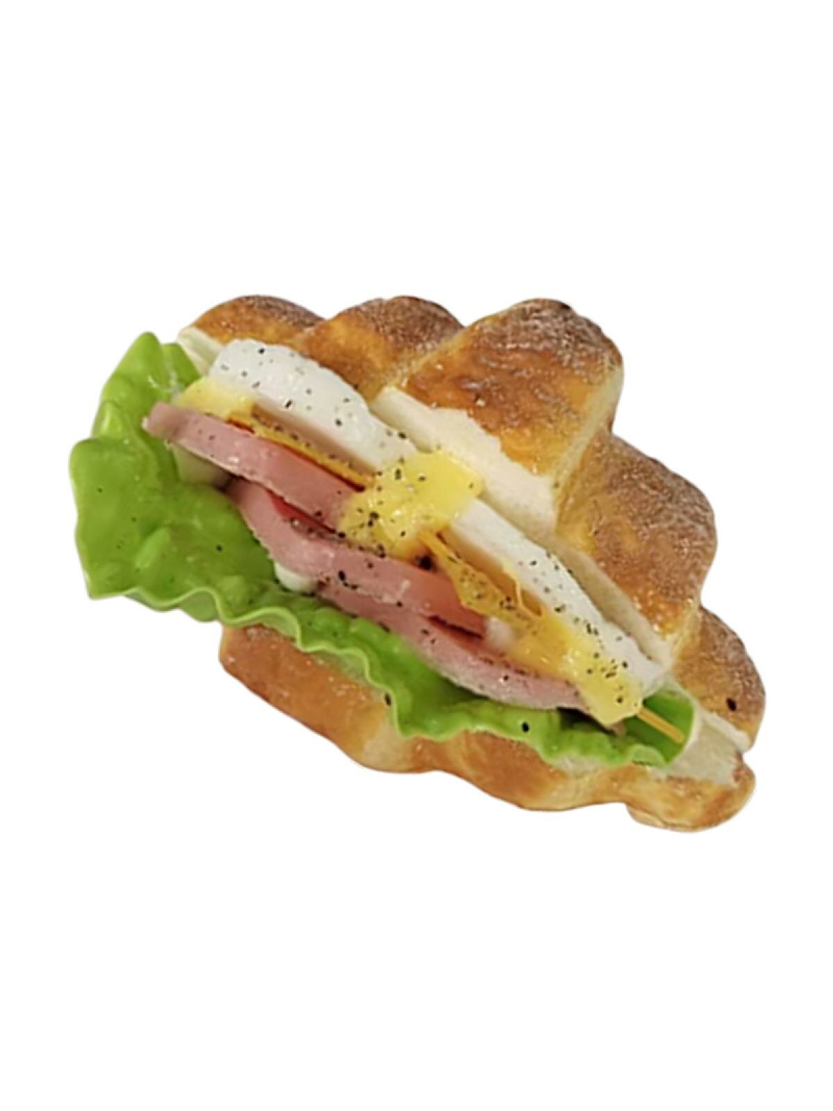 Имитация круассанов Игрушка-еда для декоративного показа Реквизит для фотосъемки