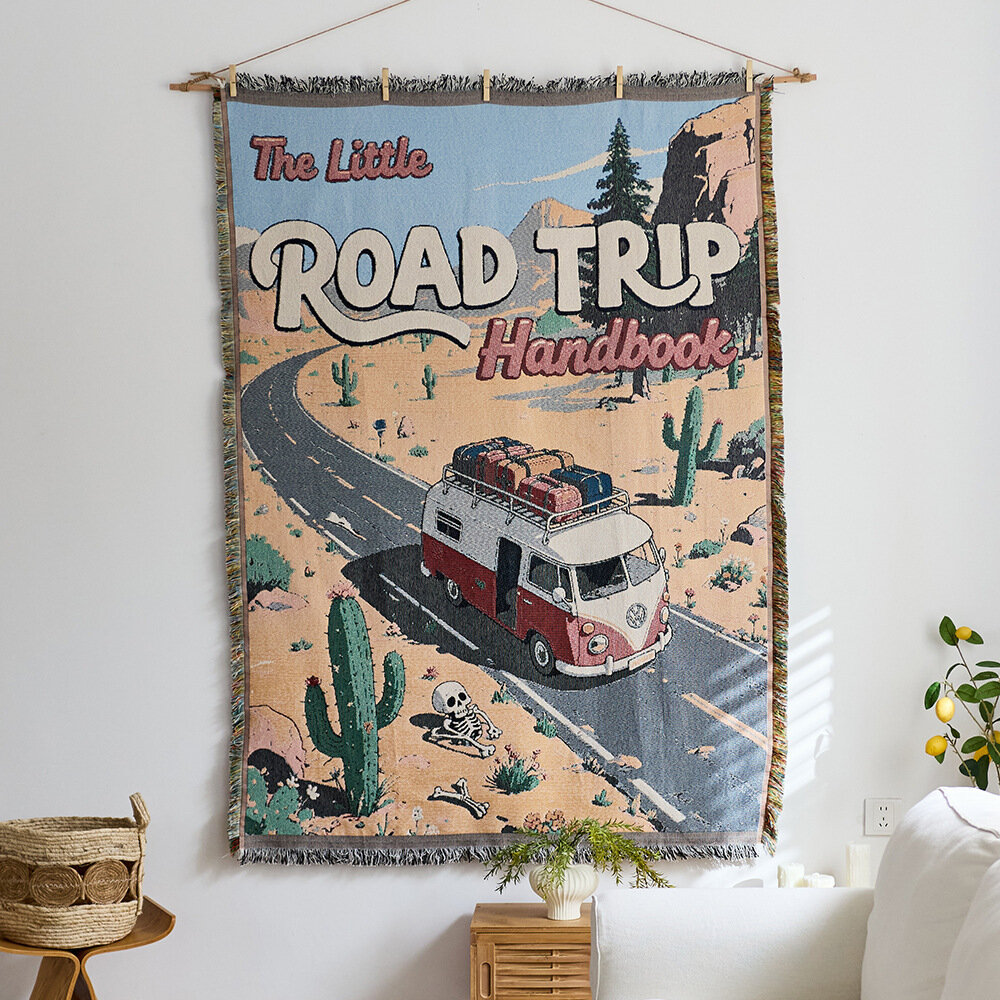 Винтажная ткань с изображением звезд, луны и облаков, стиль искусства, тканевая подвесная картина, декор для стен, фоновая ткань, хлопковая пряжа, таселевая гобелен