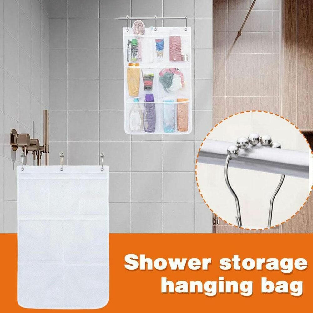 1 шт. 8 сеток для хранения вещей в ванной комнате, большая вместимость