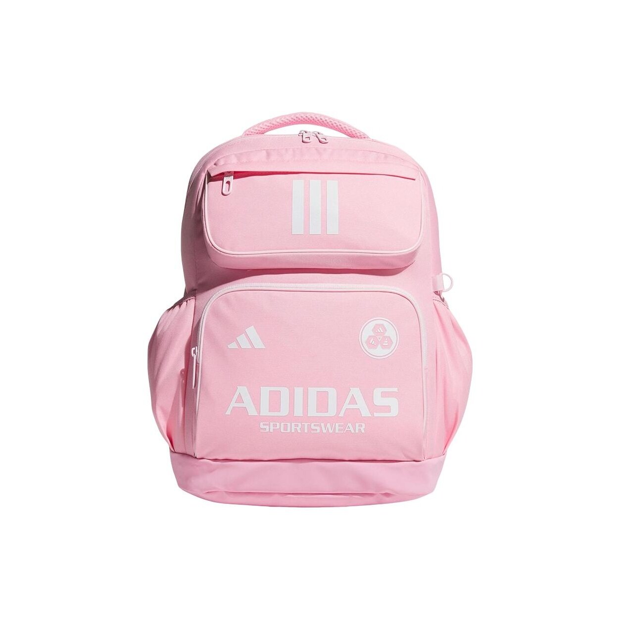 Сумка adidas, фактура стеганая, розовый, — фото 1