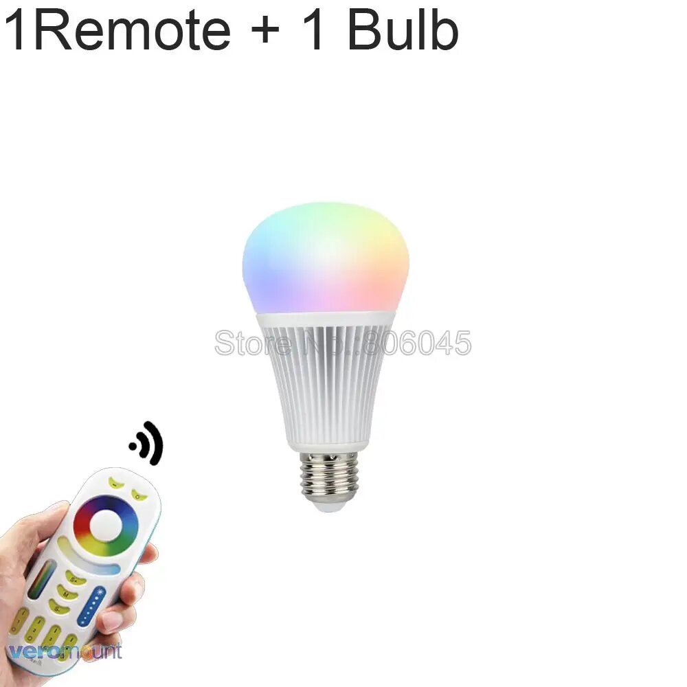 RGB светодиодная лампа MiBoxer FUT012, 1Remote 1Bulb