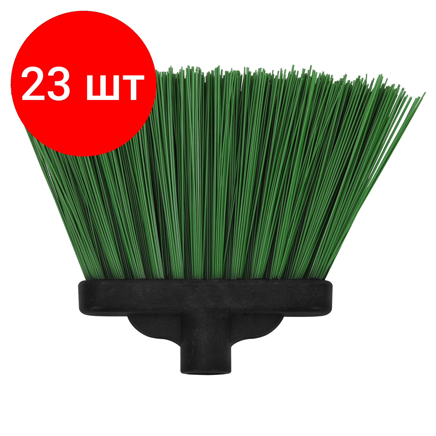 Комплект 23 шт, Метла синтетическая плоская "мишель", без черенка, еврорезьба, пластик, LAIMA EXPERT, 605370