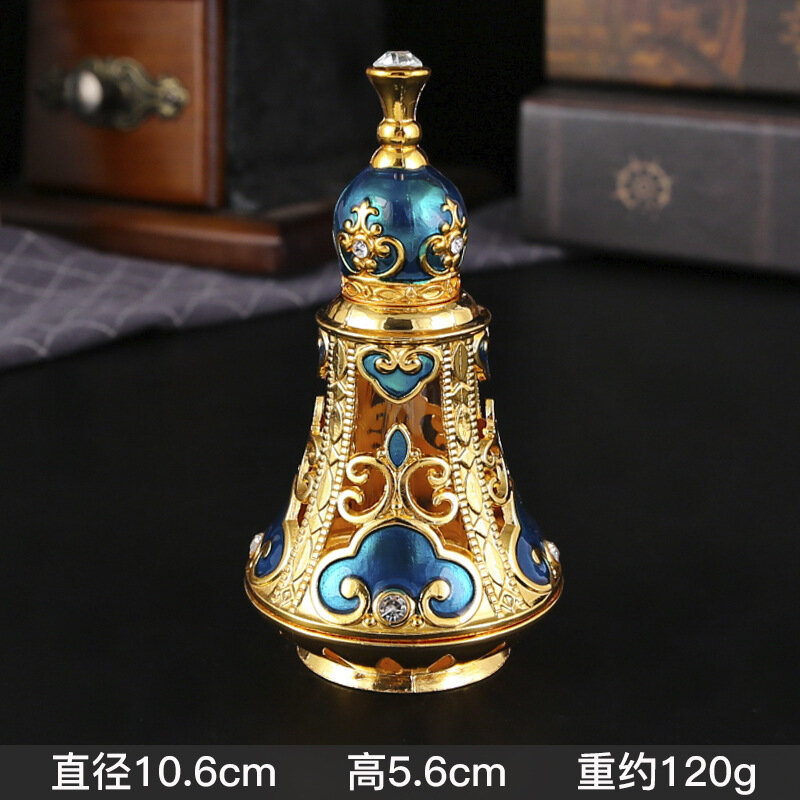 Стеклянные флаконы для духов в стиле Дубая, изысканное украшение, флаконы для арабских эфирных масел, пустые флаконы для духов