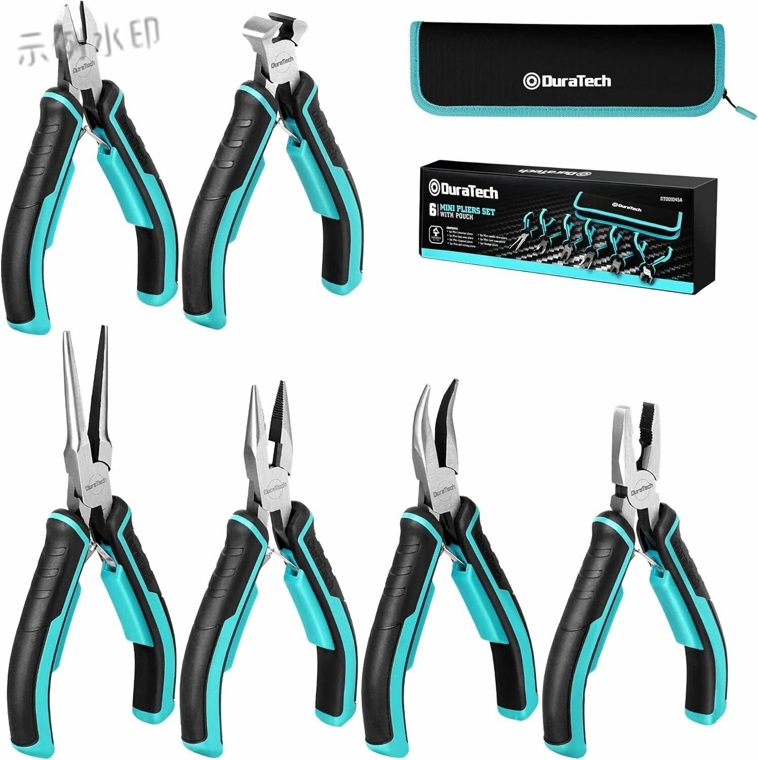 DURATECH Набор из 6 мини-плоскогубцев для ювелирных работ