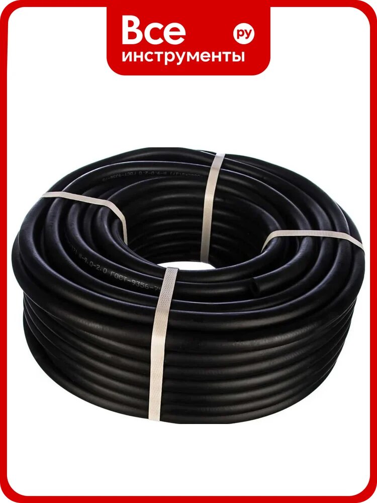 Рукав черный кислородный 16 мм, длина 50 м BlackWeld 111306