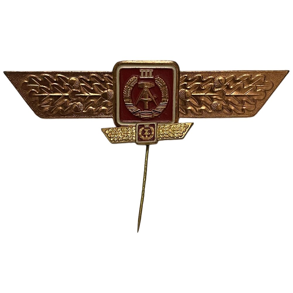 Общевойсковой знак классности, III класс с миниатюрой, Германия (ГДР) 1962-1985 гг.