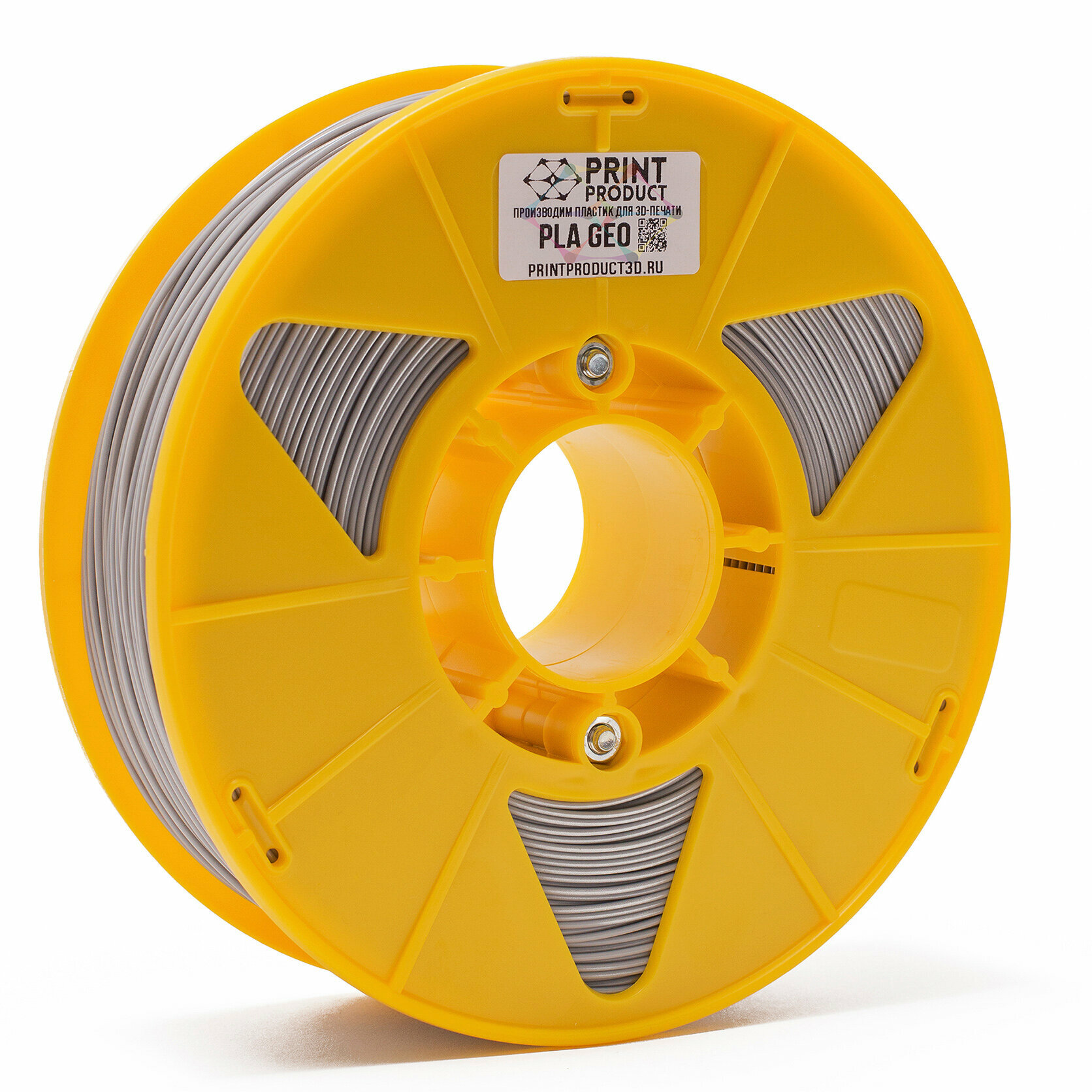 PLA GEO Серый , 1000 гр, 1,75мм, пластик PrintProduct для 3D-принтера