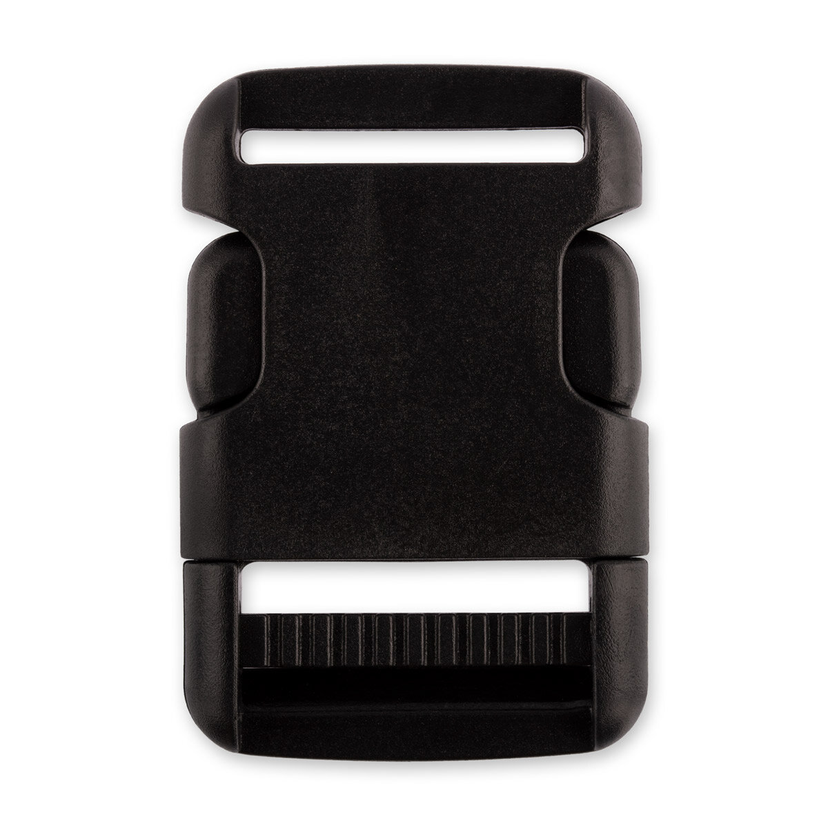 Пряжка-замок фастекс 100 шт. "Gamma" SB06 1.25 " ( 32 мм) пластик черный сумочная фурнитура