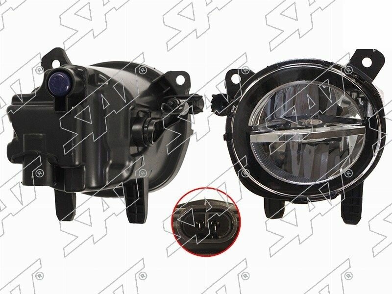 Фара противотуманная (Слева) BMW 1-Series 11-15 / 3-Series 11-19 Sat арт. ST-26-0010