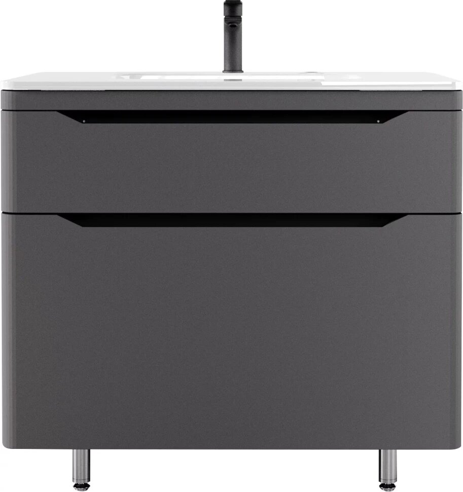 Тумба светло-серый матовый 90 см Style Line Марелла СС-00002418