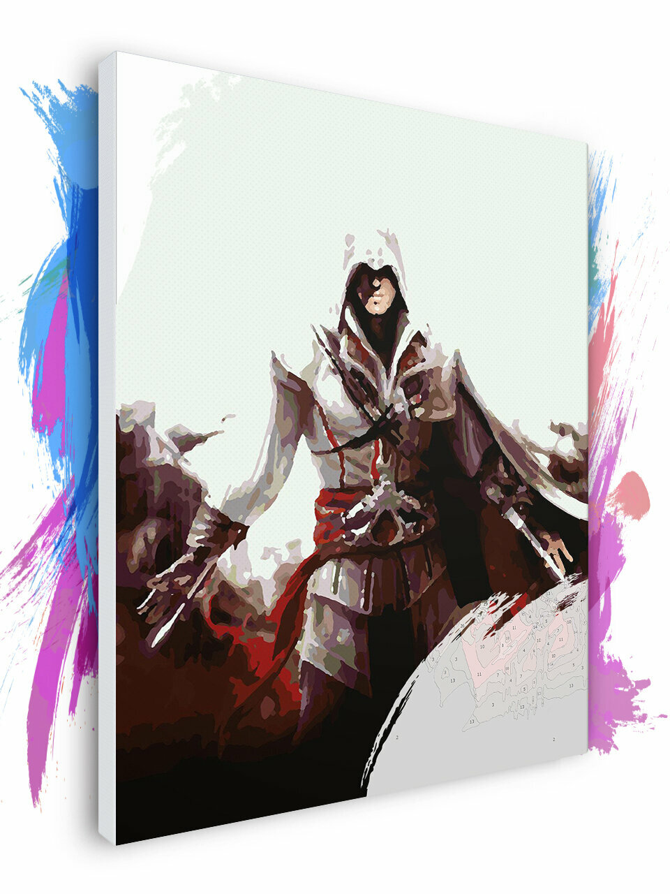 Картина по номерам на холсте Assassins Creed, 40 х 50 см