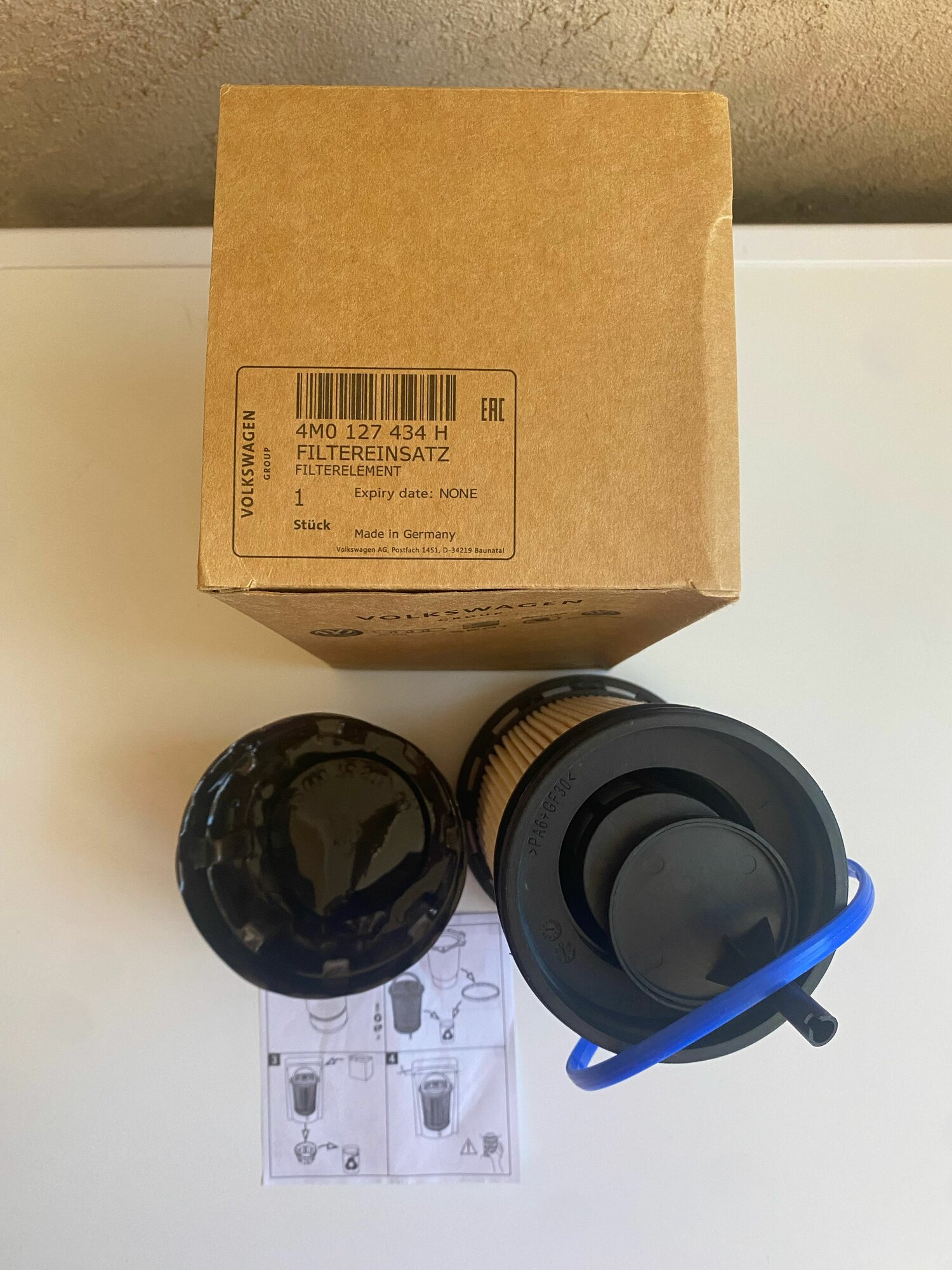 VAG Топливный фильтрующий элемент для Audi Q7 артикул 4M0 127 434 H